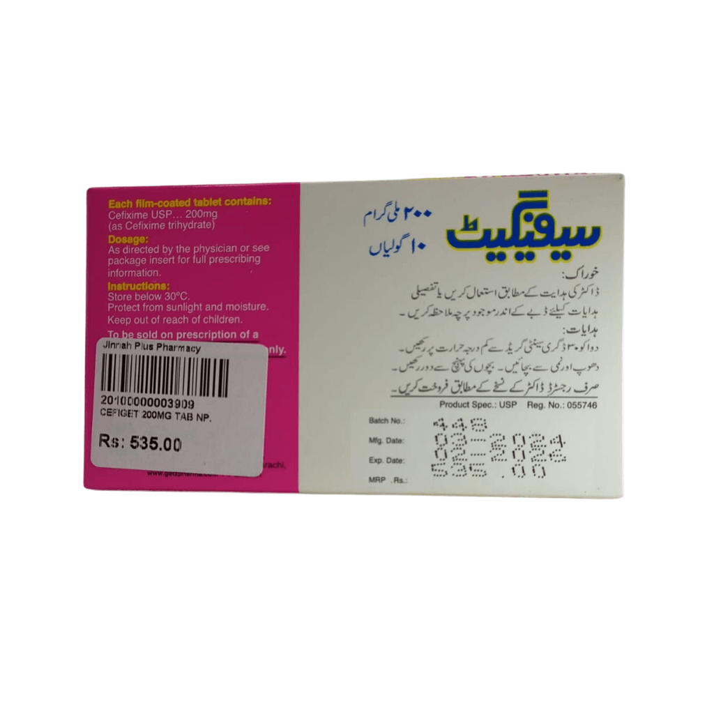 Cefiget 200mg (10 Tablets) – My Blog