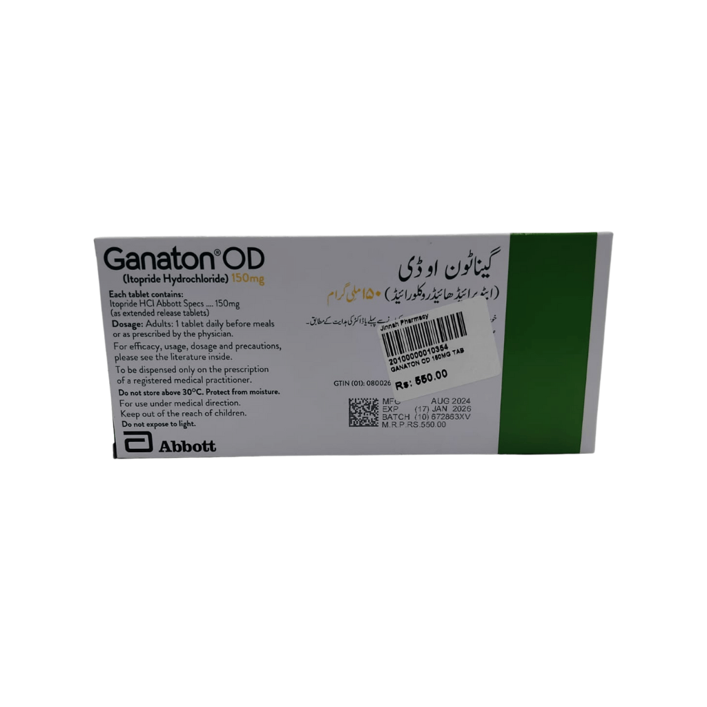 Ganaton OD 150mg (10 Tablets) – Jinnah Pharmacy