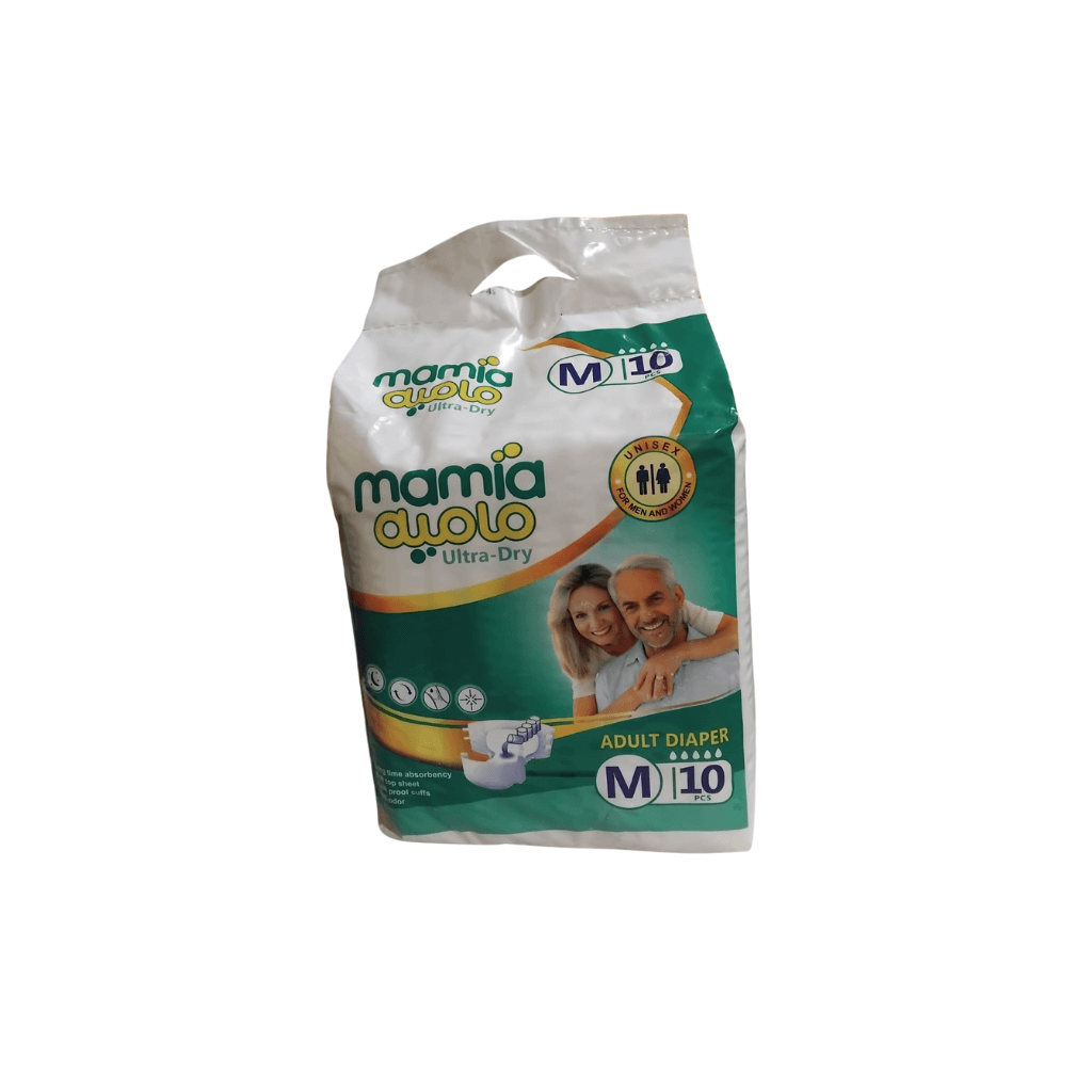 Mamia Adult Diapers Medium (10 Pcs) – Jinnah Pharmacy